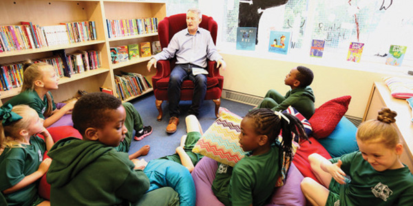 School celebrates new reading oasis - Educate magazine