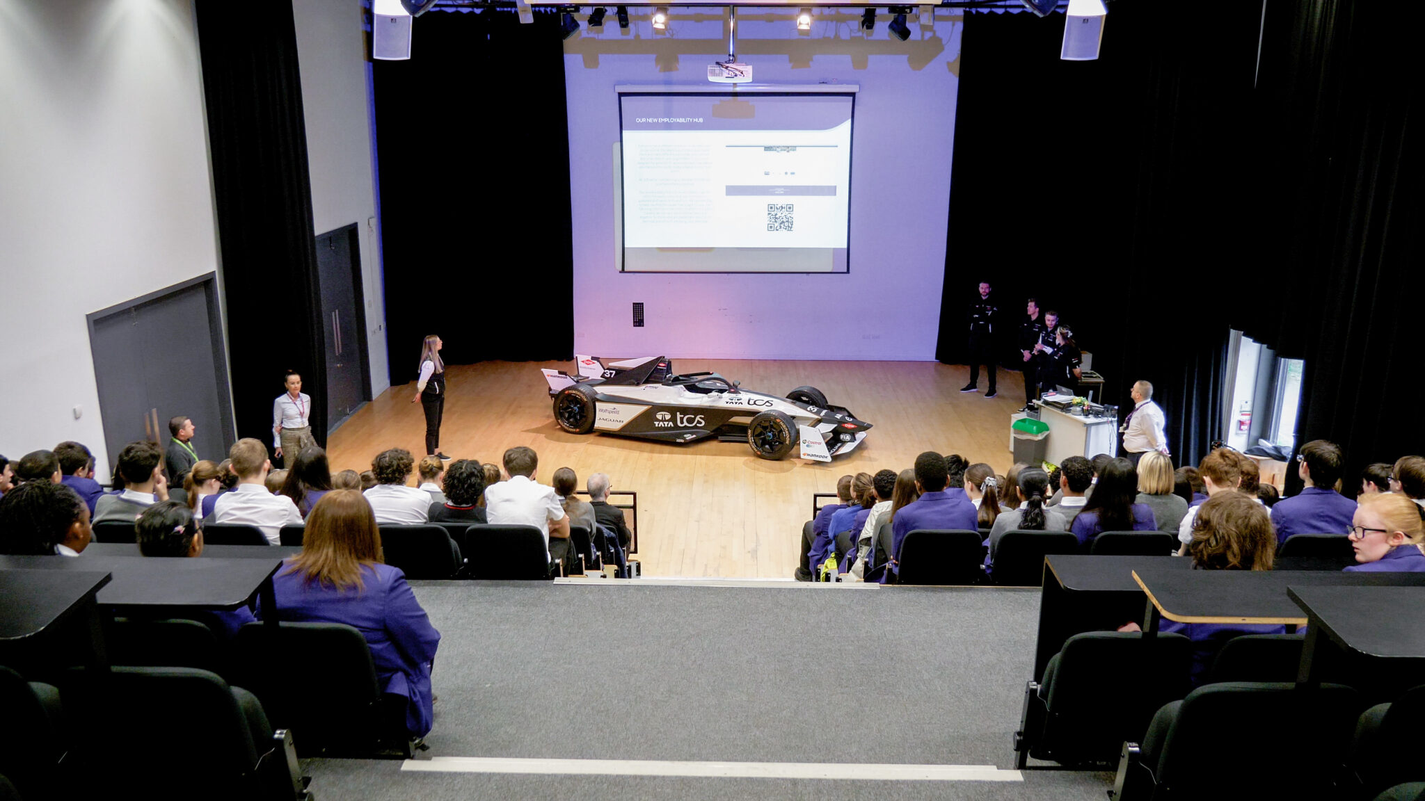 Jaguar TCS Racing drivers inspire Liverpool students - Educate magazine