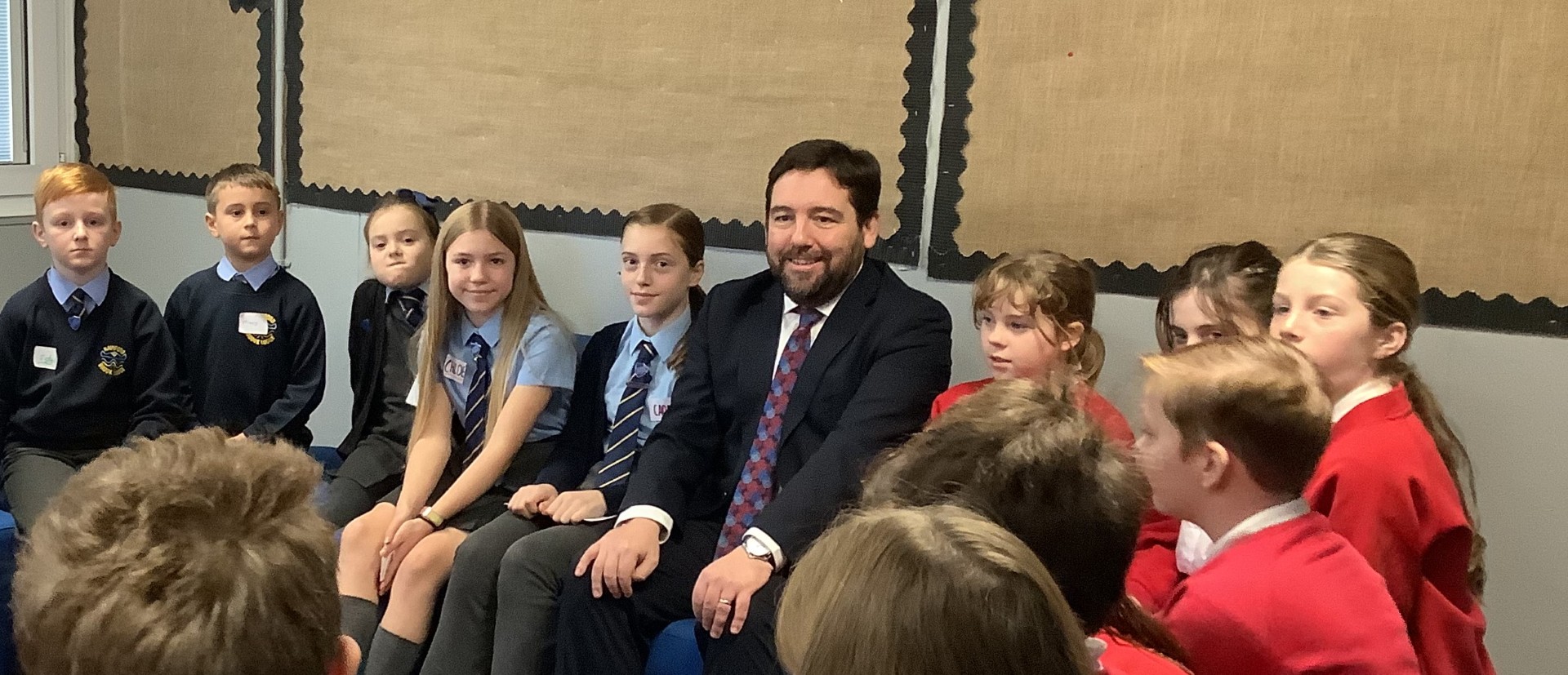 David Baines MP inspires young minds following visit to Rainford Brook ...