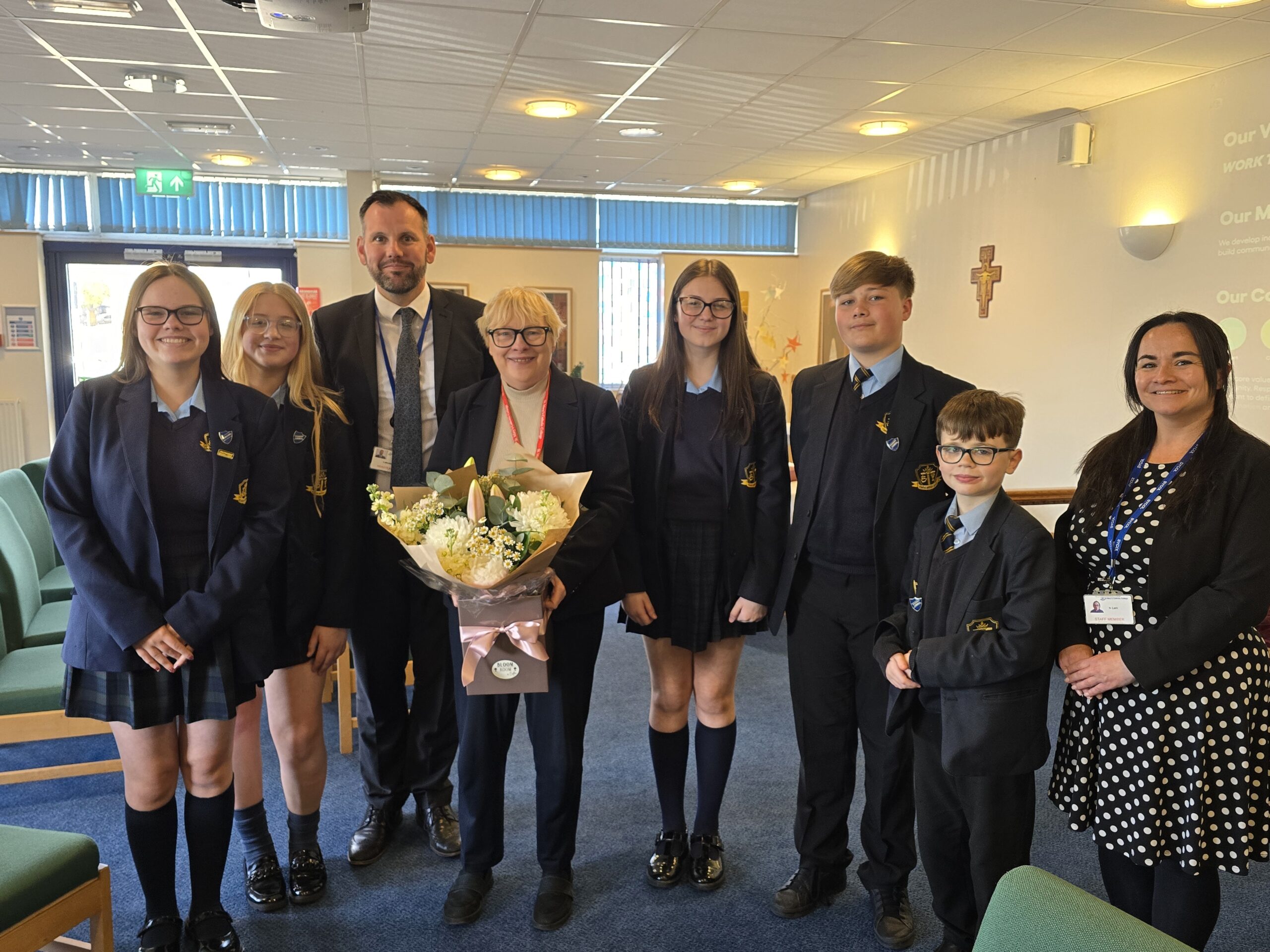 MP Dame Angela Eagle praises student progress at St Mary’s Catholic College