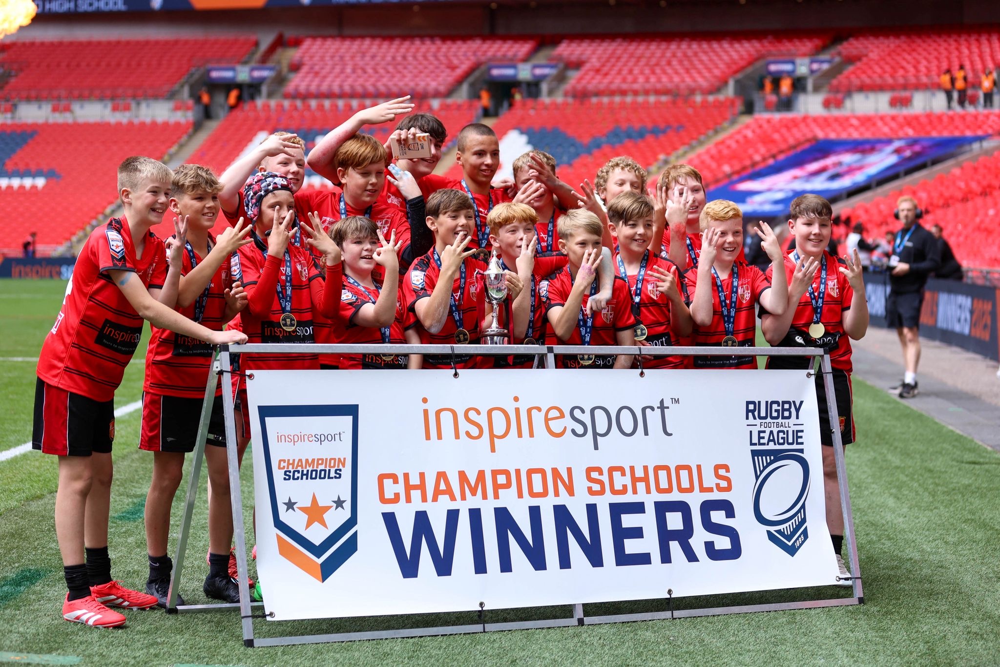 Rainford High rugby team secure record-breaking win at Wembley ...