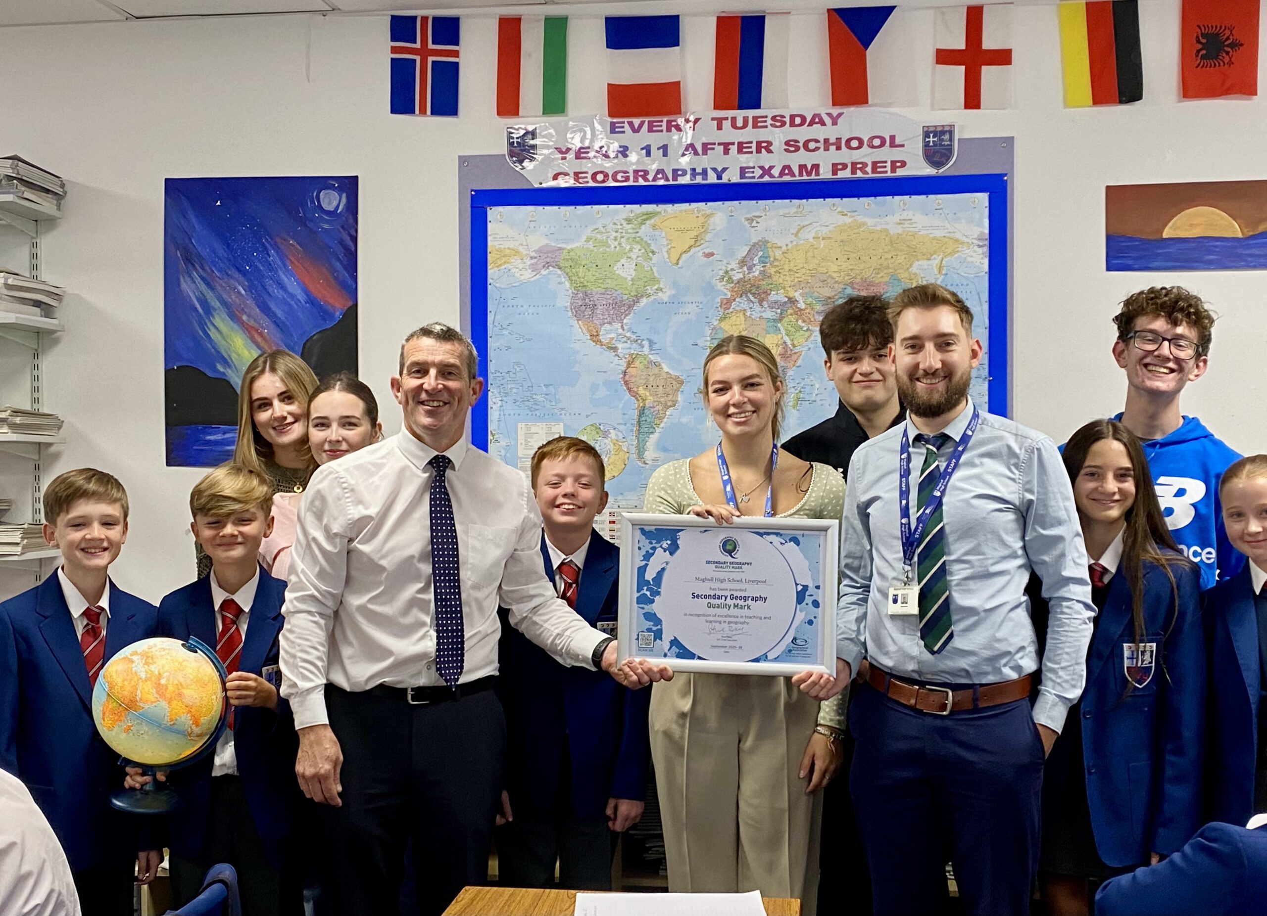 Maghull High School receives prestigious Geography Quality Mark ...